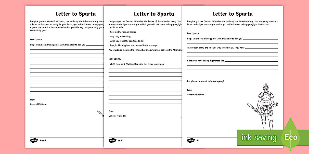 Ancient Greece: The Battle of Marathon Worksheet - Twinkl