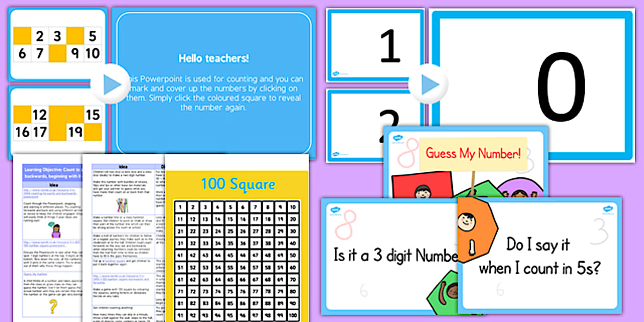 Year 1 Maths Count To and Across 100 Lesson Ideas Resource Pack