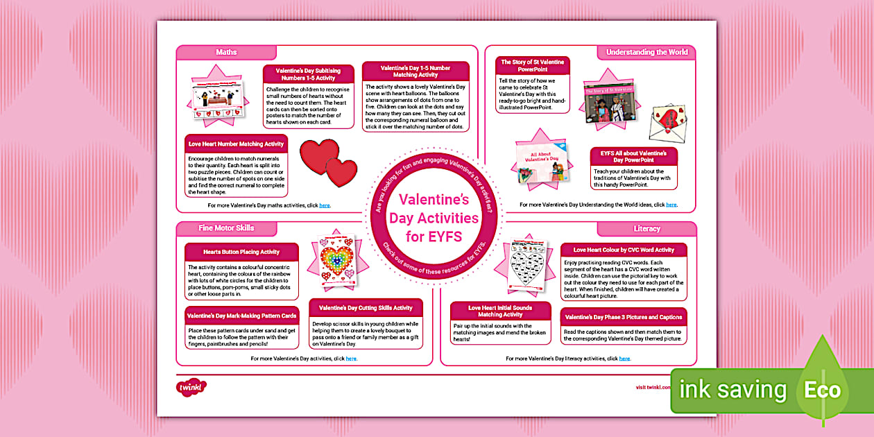 EYFS Valentine's Day Activities | Twinkl
