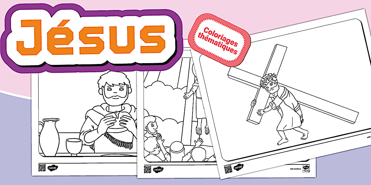 * NEW * Coloriages : Jésus - Twinkl Arts