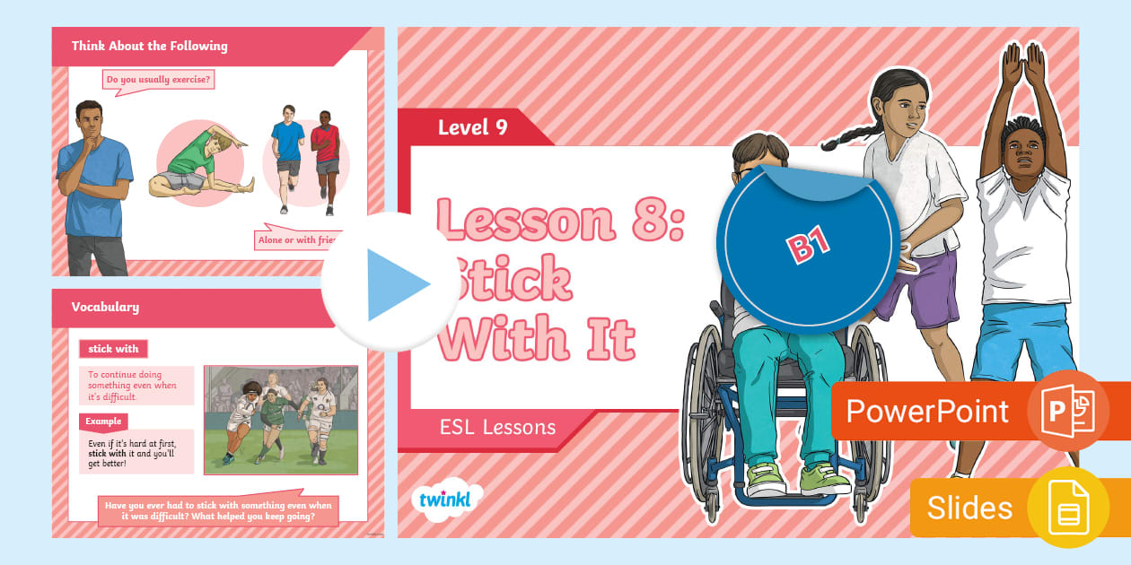 ESL Curriculum Level 9, Lesson 8 (teacher made) - Twinkl