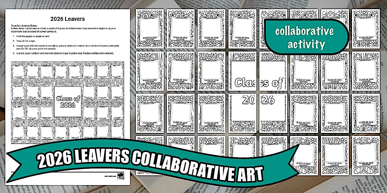 * NEW * 2026 Leavers Collaborative Art Activity