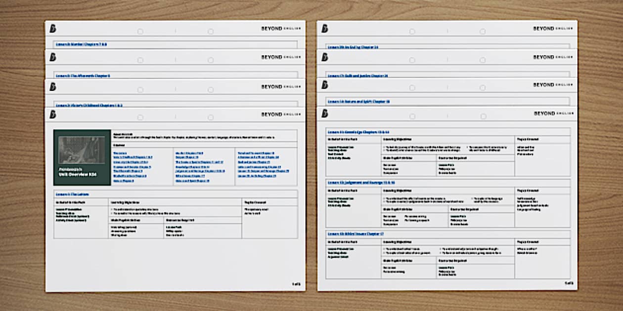 FREE! - Frankenstein Lessons Unit Overview | GCSE English | Beyond