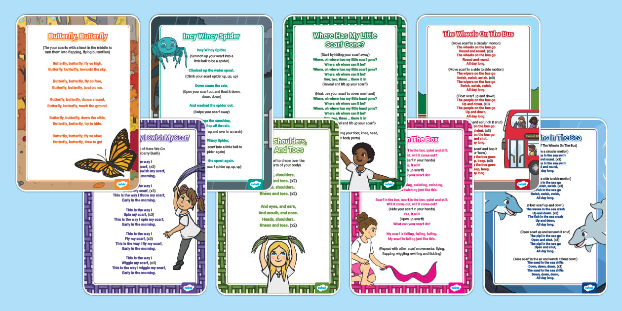 Scarf Songs Pack (teacher made) - Twinkl