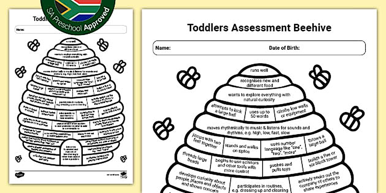Toddlers Development Assessment Beehive (teacher made)