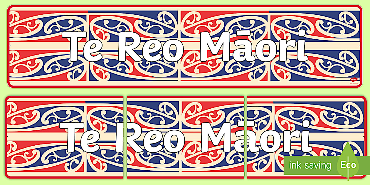 Te Reo Māori Mangopare Display Banner (teacher made)