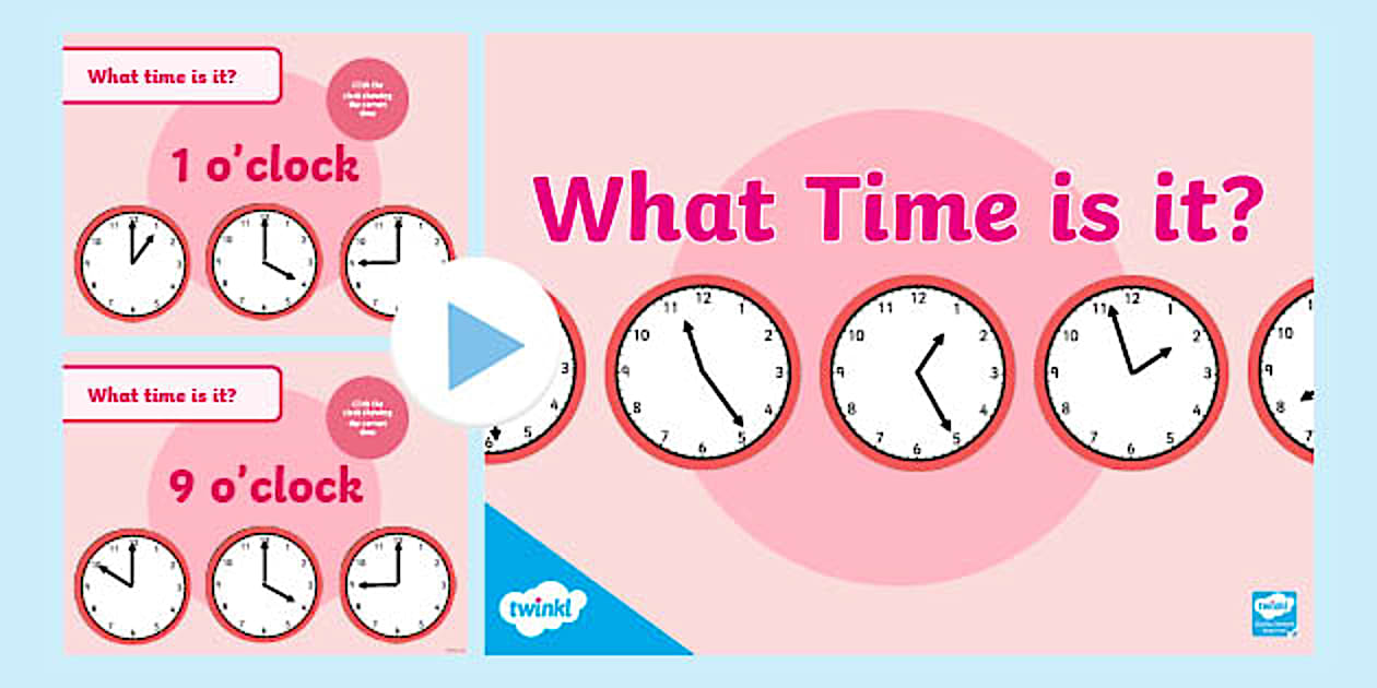 Clock Matching PowerPoint Version 2 (teacher made) - Twinkl
