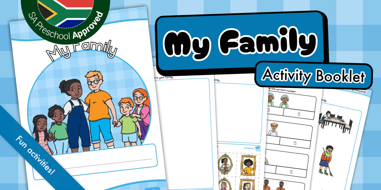 Preschool: My Family: Activity Booklet
