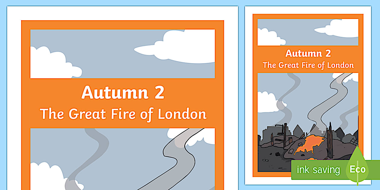 Cursive The Great Fire of London Cover Page Autumn 2
