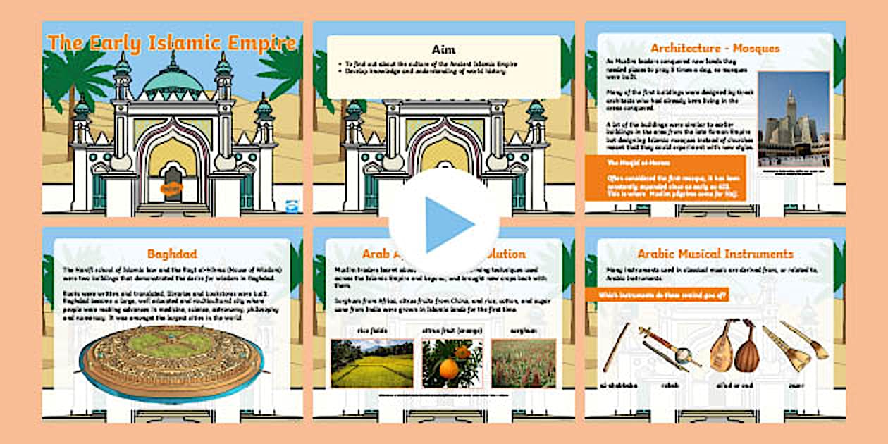 Early Islamic Civilisation Culture PowerPoint (teacher made)