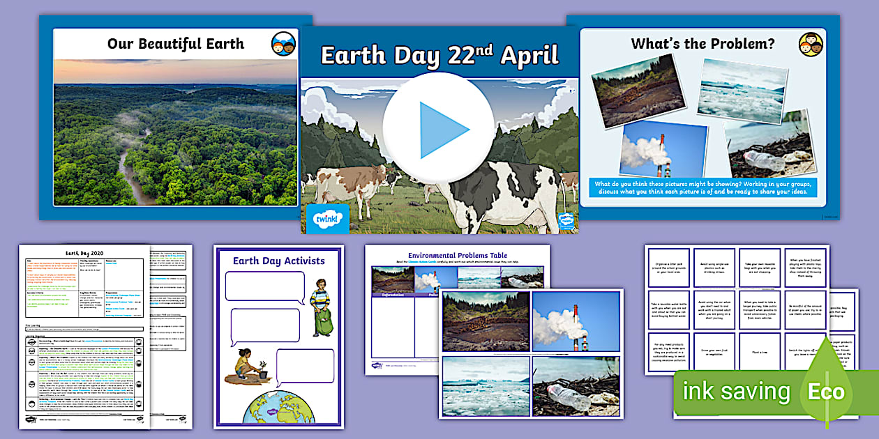LKS2 Earth Day Lesson Pack - Events and Awareness Days