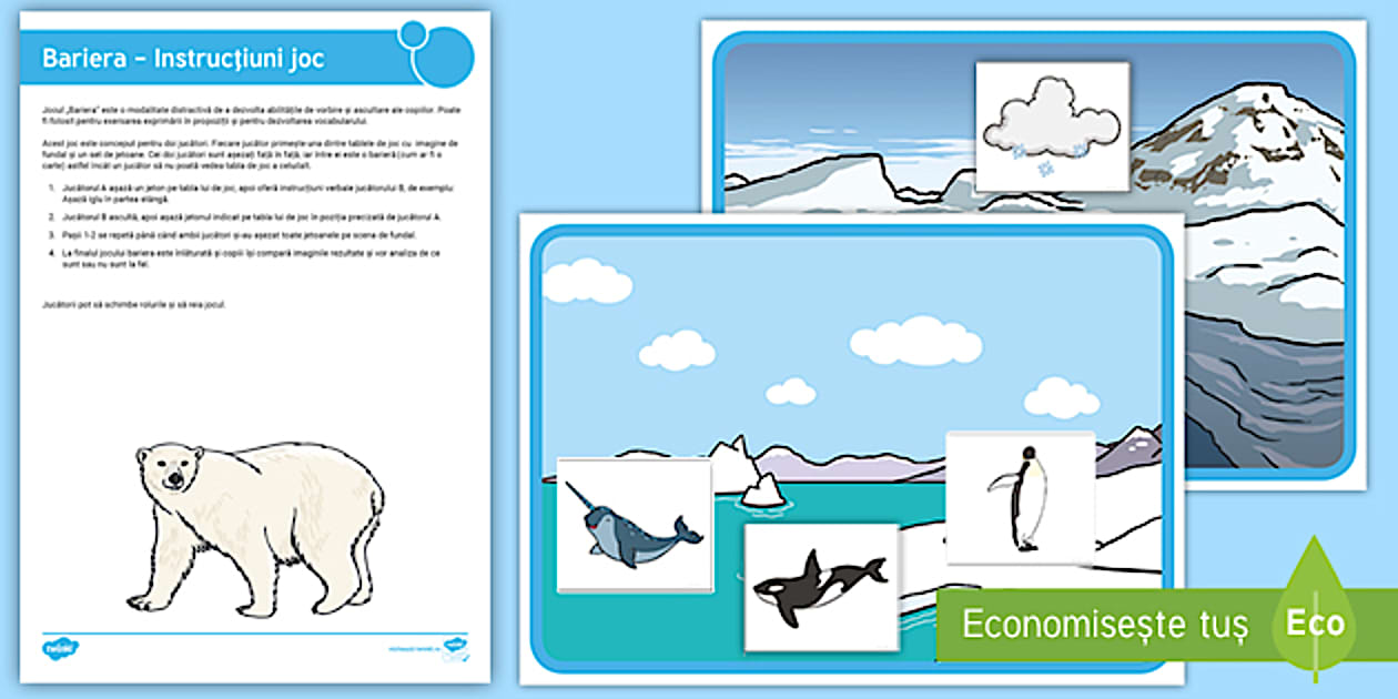 Bariera: Regiuni polare - Joc (teacher made) - Twinkl