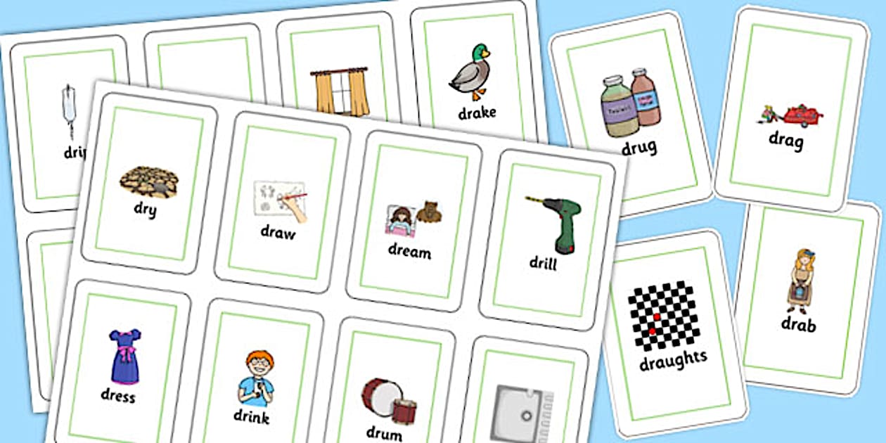 Cursive DR Flash Cards (professor feito) - Twinkl