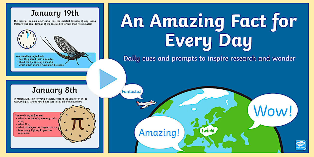 January Fact of the Day PowerPoint (teacher made) - Twinkl