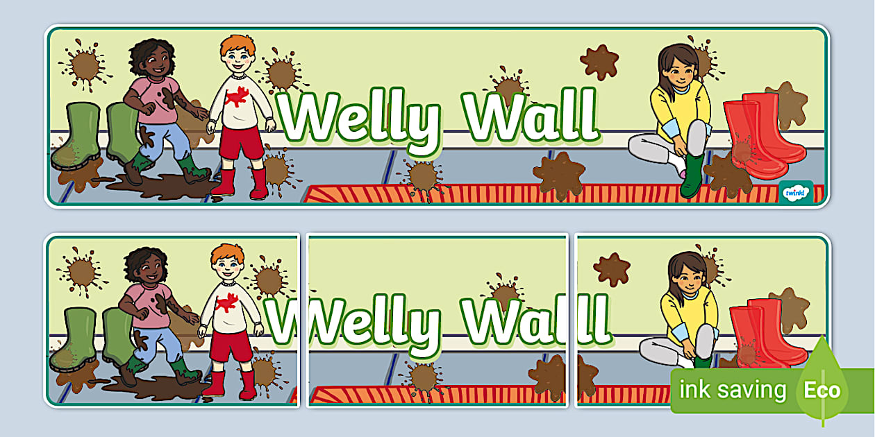 Welly Wall Display Banner (teacher made) - Twinkl