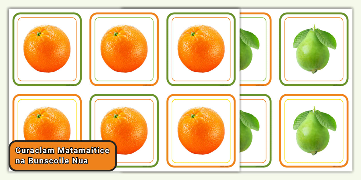 Uimhir 6 (Torthaí agus Glasraí) (teacher made) - Twinkl