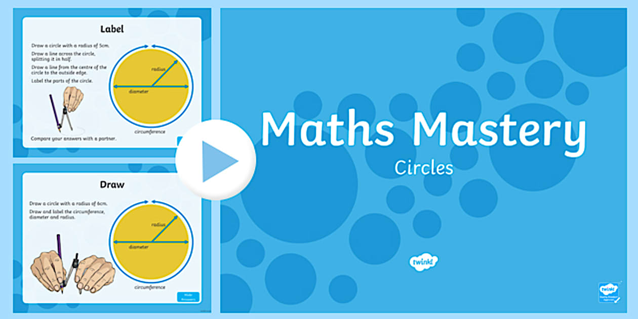 Circles Maths Mastery Activities PowerPoint PowerPoint