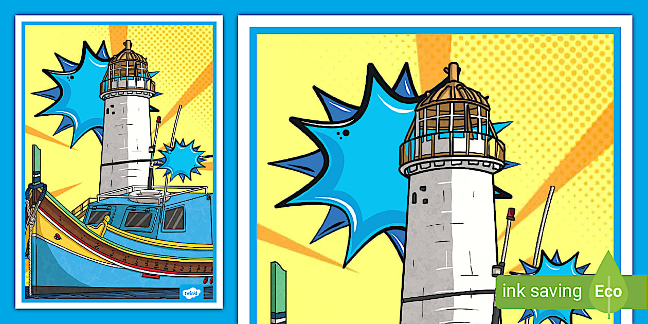 Boat Pop Art Display Poster
