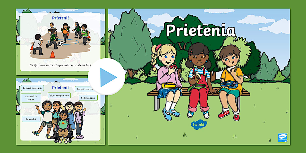 Ce înseamnă Prietenia – PowerPoint – Twinkl România