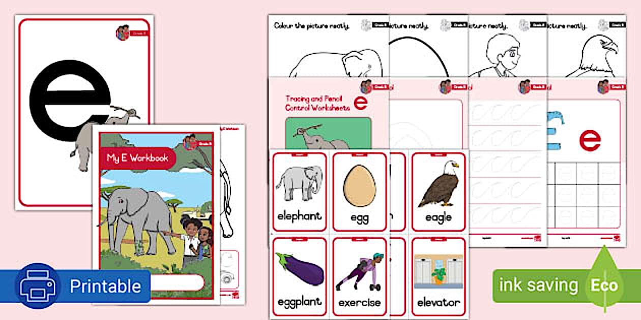 Grade R Phonics Pack E (Teacher-Made) - Twinkl