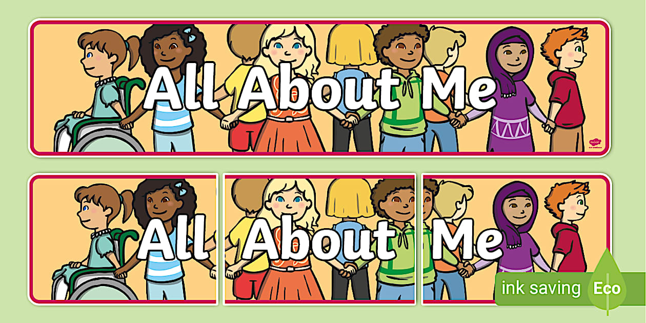 All About Me Banner