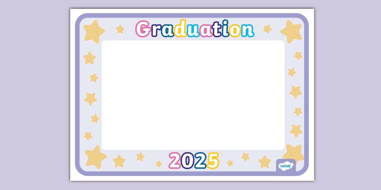 Childminder Graduation Photo Frame (Teacher-Made) - Twinkl