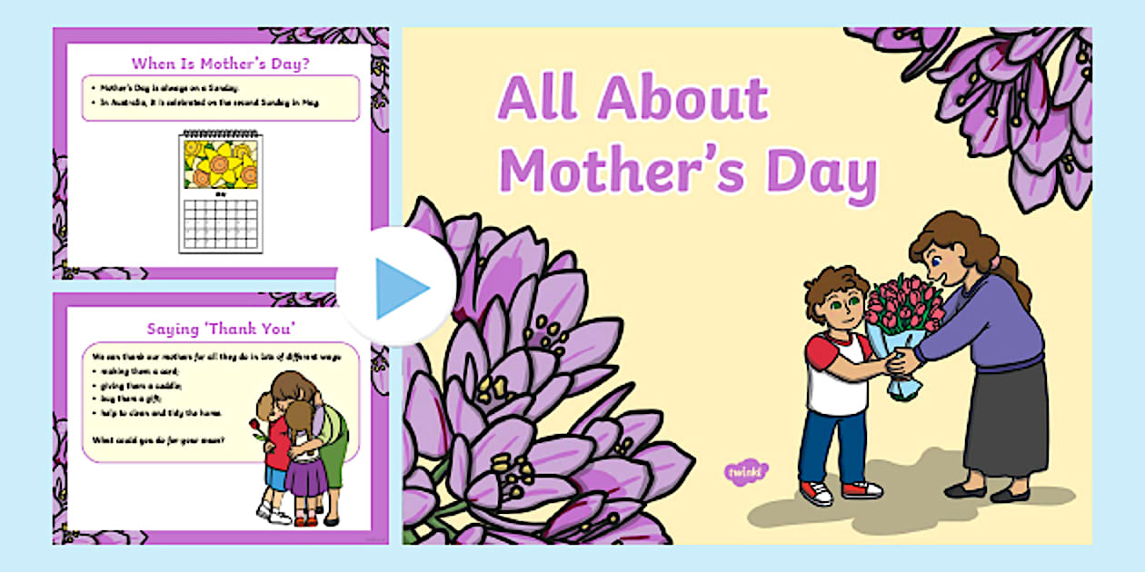 EYLF All About Mother's Day PowerPoint (Teacher-Made)