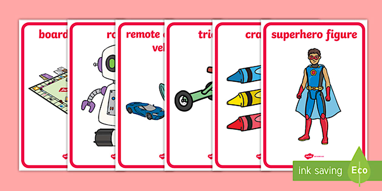 Toys Display Posters (teacher made) - Twinkl
