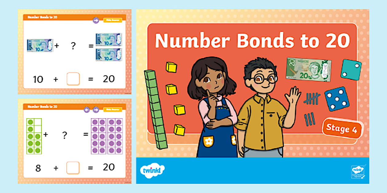 Stage 4: Number Bonds to 20 PowerPoint (teacher made)
