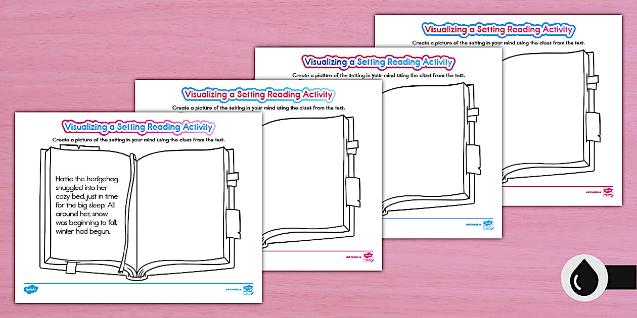 Reading Comprehension Visualizing a Setting Reading Activity