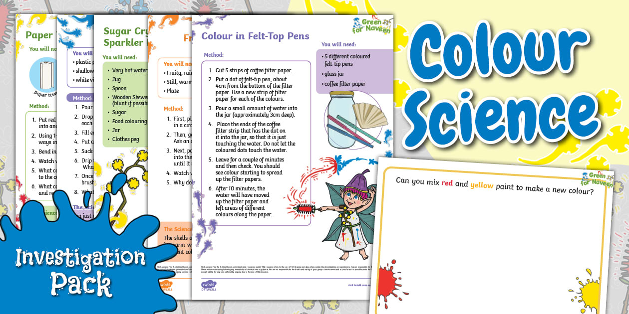 Green for Naveen - Colour Science Investigation Pack