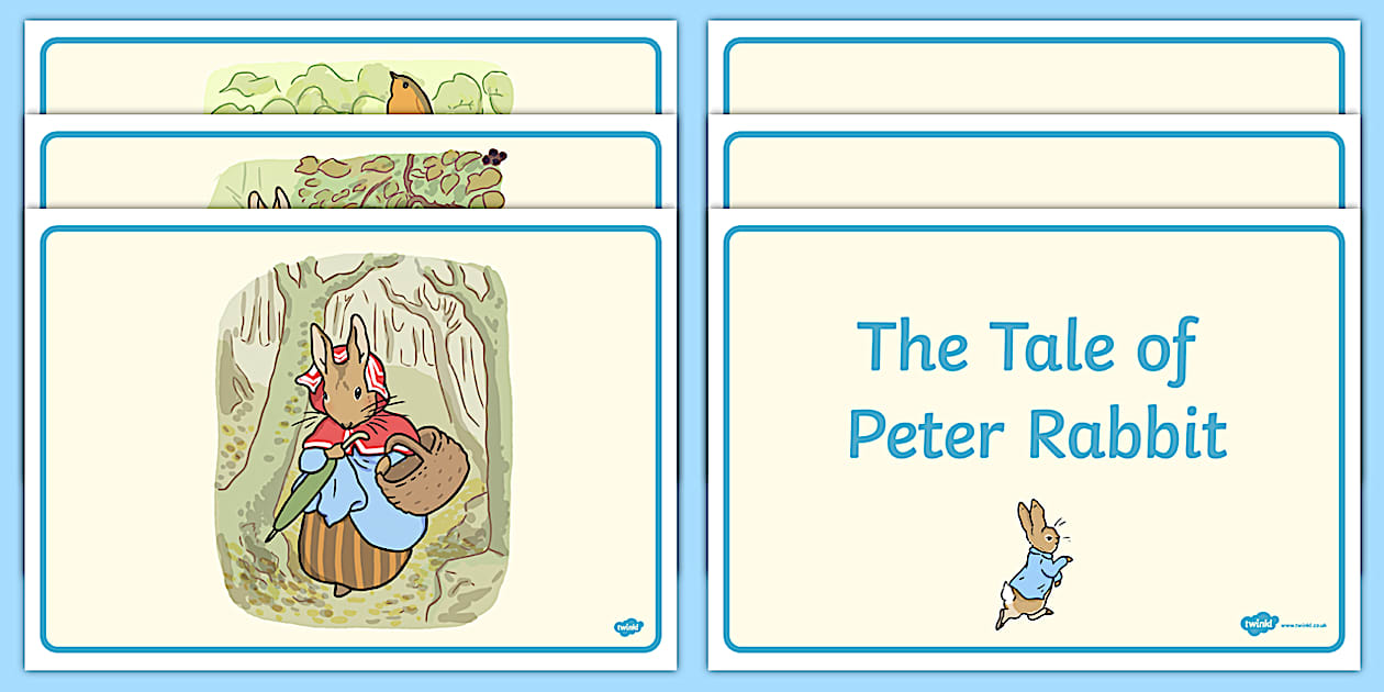 The Tale of Peter Rabbit Story Sequencing (teacher made)
