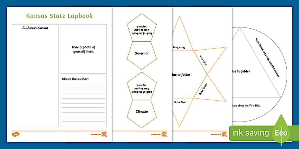Kansas State Lapbook | Printable Resource | Twinkl - Twinkl