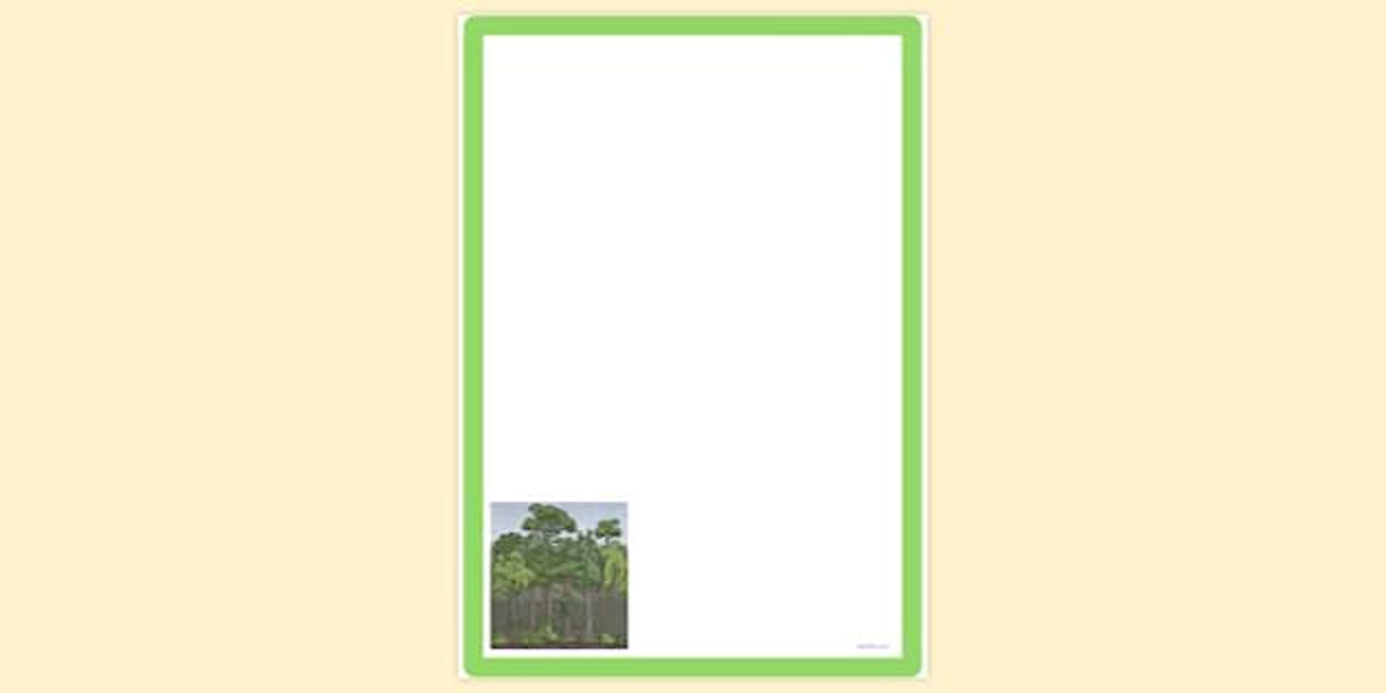 Amazon Rainforest Page Border | Page Borders | Twinkl