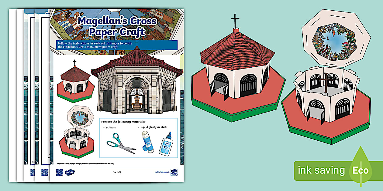 Magellan's Cross Paper Craft | Grades 2 - 6 | Twinkl