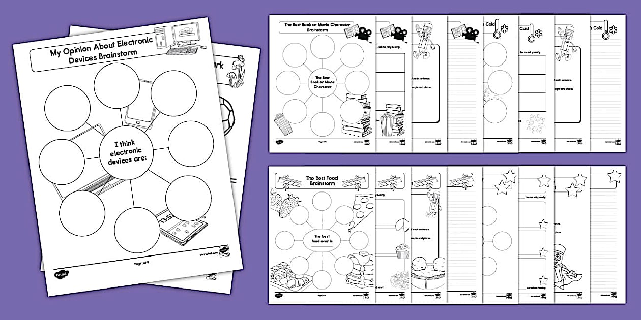 First Grade Opinion Writing Prompts Pack (teacher made)