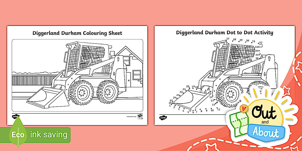 Diggerland Durham Activity Pack (teacher made) - Twinkl