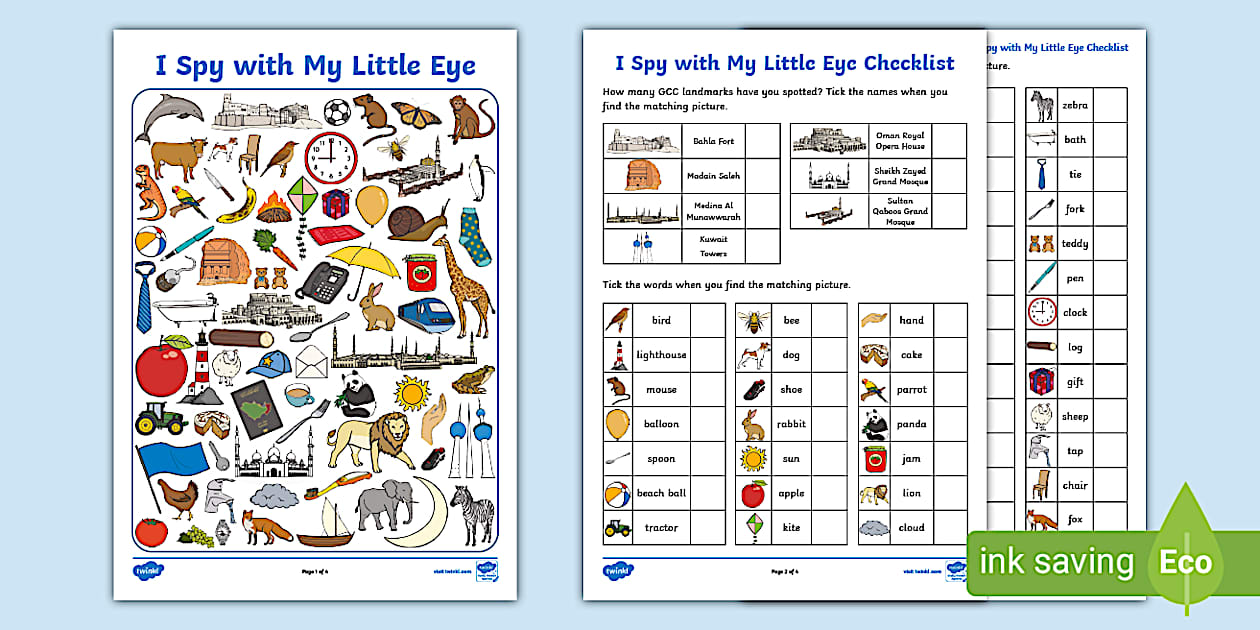 I Spy - GCC Landmarks (teacher made) - Twinkl