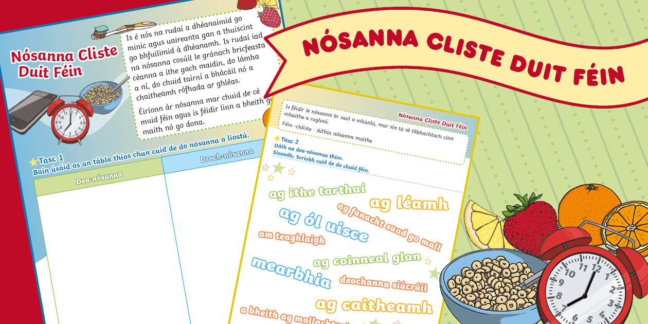 Nósanna Cliste Duit Féin