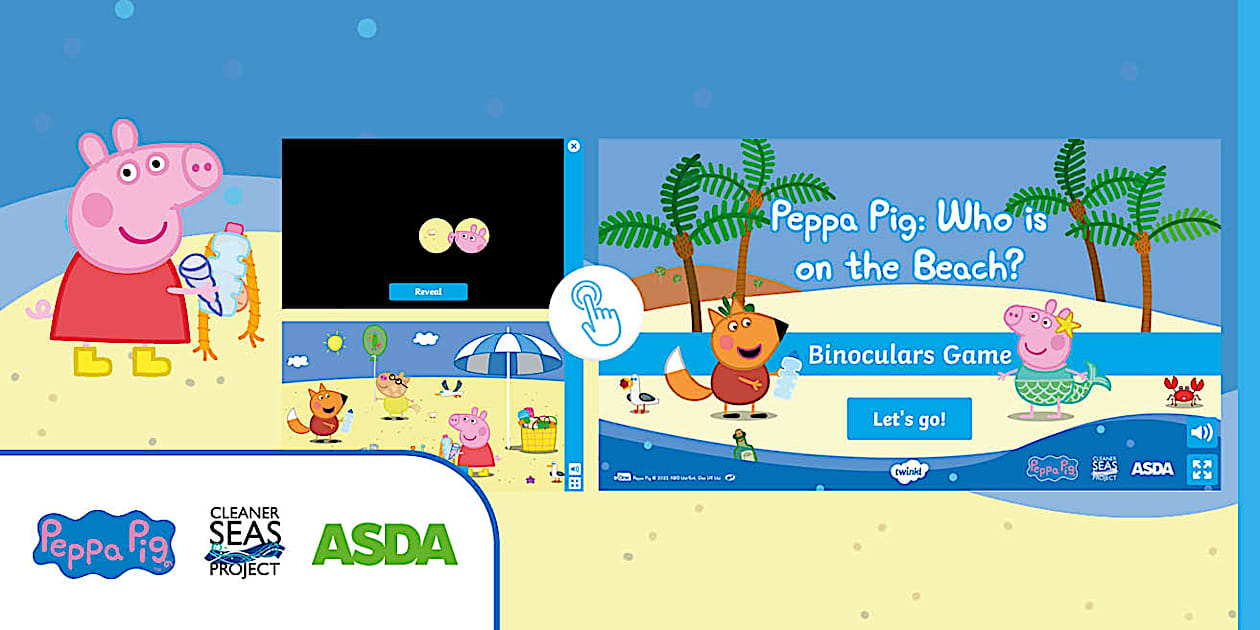 FREE! - FREE Peppa Pig Game | Cleaner Seas Project | Twinkl