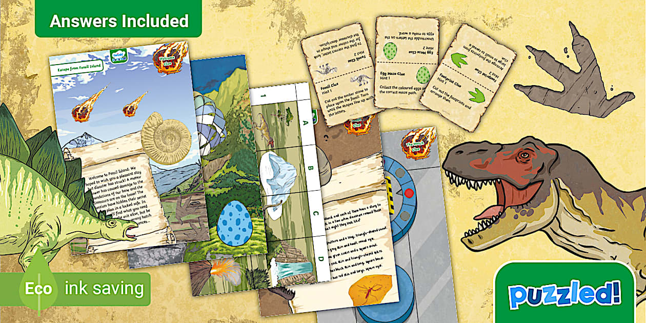 Jurassic Dinosaur Escape Room - Escape Fossil Island