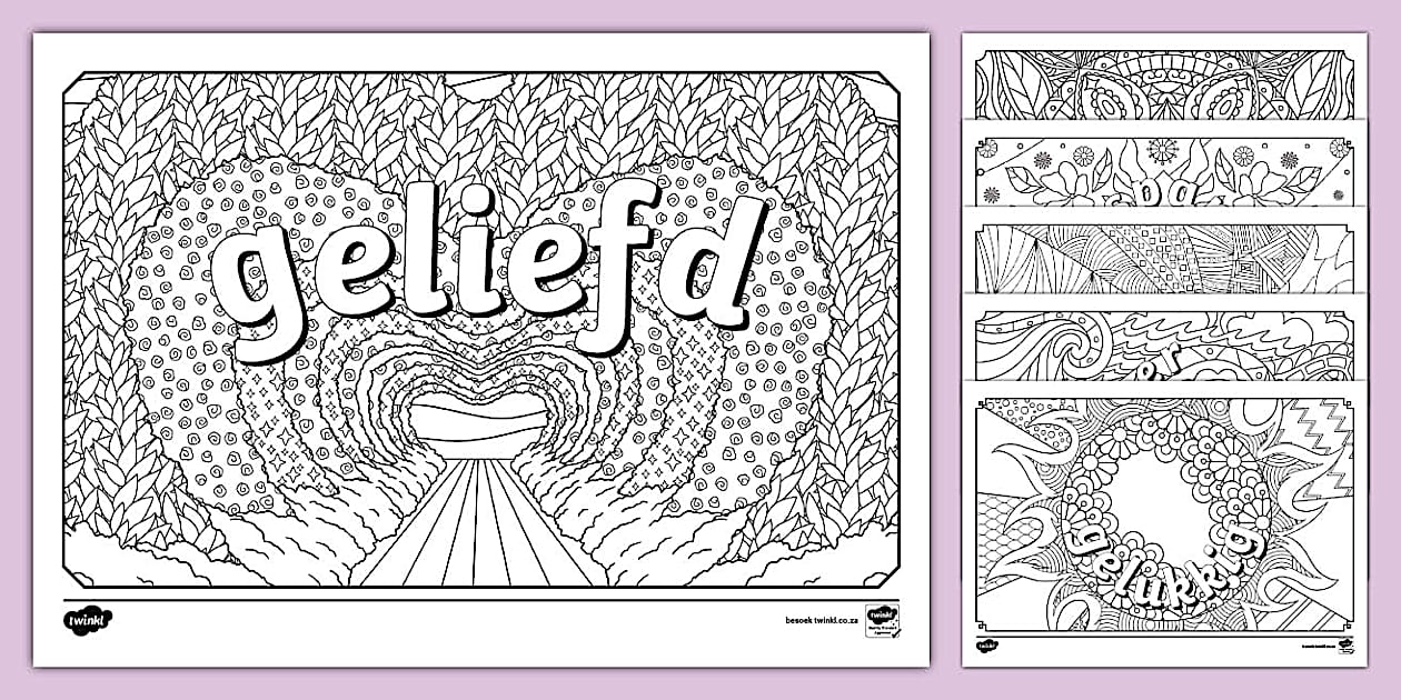 Gemoed Bewustheid Inkleurkaarte