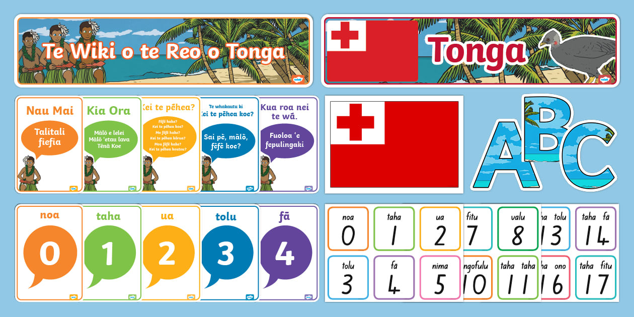 Te Wiki o te Reo o Tonga - He Rauemi - Twinkl