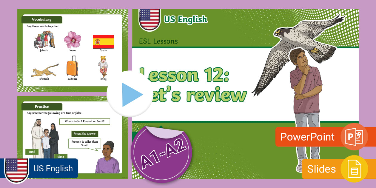 Twinkl ESL (US-English) Curriculum Level 5 Lesson 12 Review