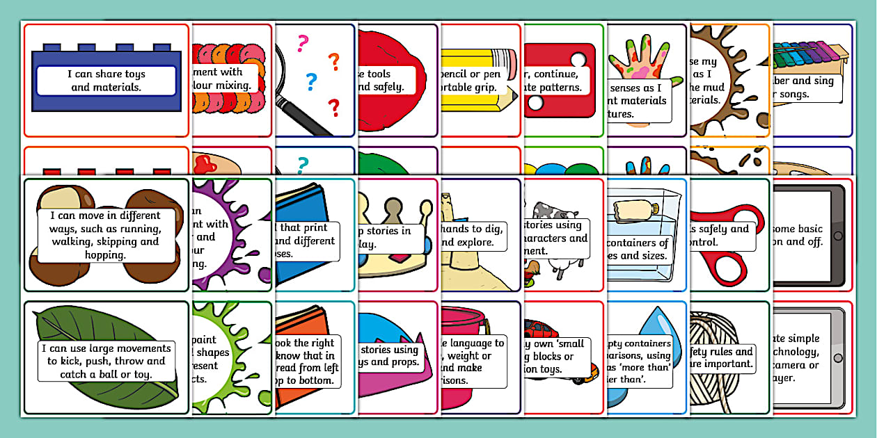 EYFS ‘I Can’ Continuous Provision Prompt Cards Display Pack