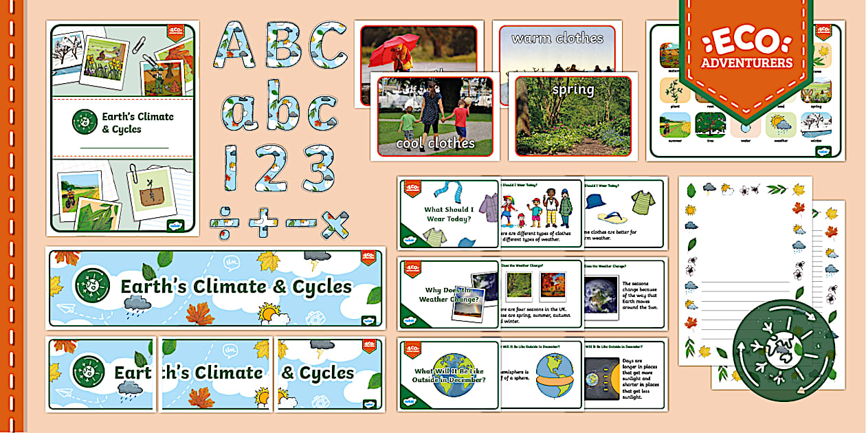 Year 1 Earth's Climate & Cycles Display Pack (teacher made)