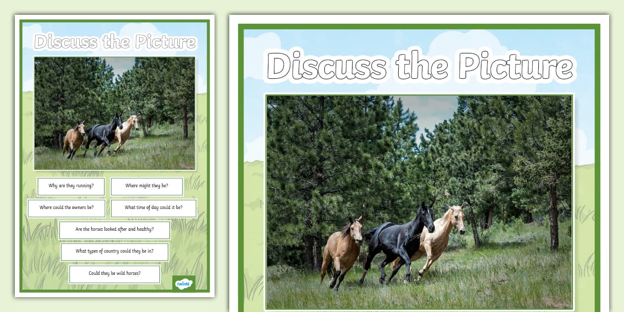 Discuss the Horse Picture Prompt