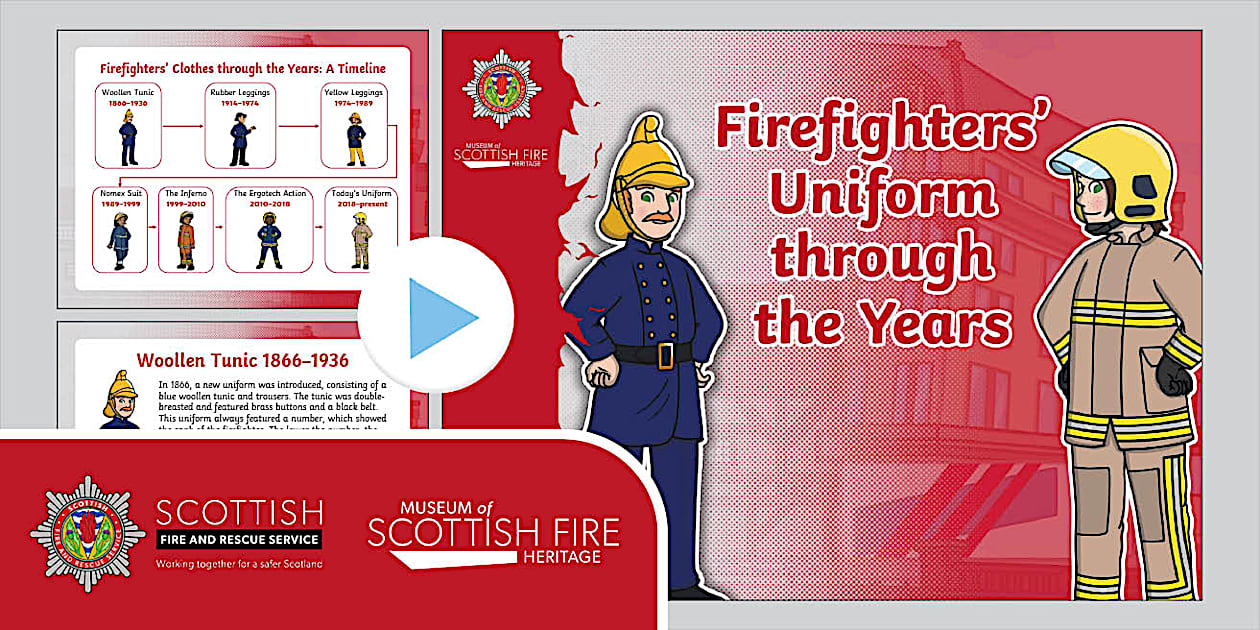 FREE! - Firefighters' Uniforms through the Years PowerPoint
