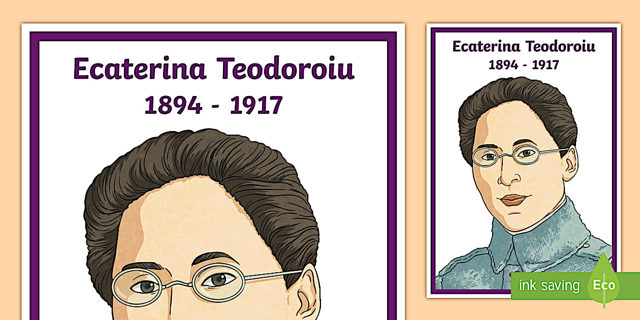 Ecaterina Teodoroiu - Planșă cu diferite dimensiuni