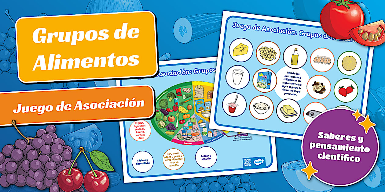 Juego para Clasificar los Grupos de Alimentos